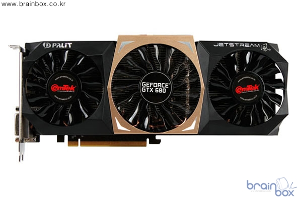 이엠텍, 트리플 팬 달린 PALIT GTX 680 그래픽카드 선 보여